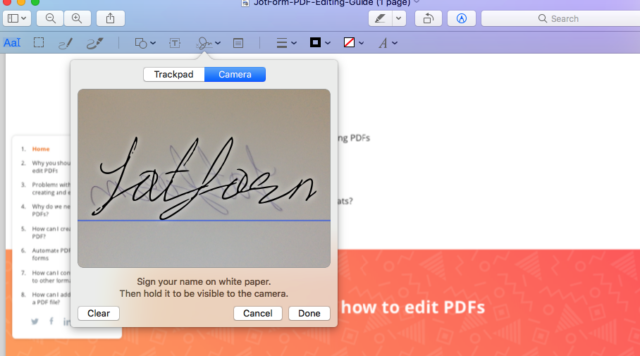 How to sign a PDF on Mac using Preview | The Jotform Blog